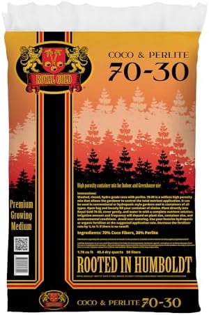 Coco & Perlite 70-30 Premium Soilless Growing Medium, .76 Cubic Foot ...