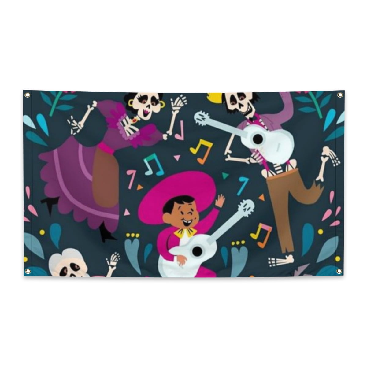 Coco Pixar 3×4 Ft Face Flag Vivid Color And Fade Proof Canvas