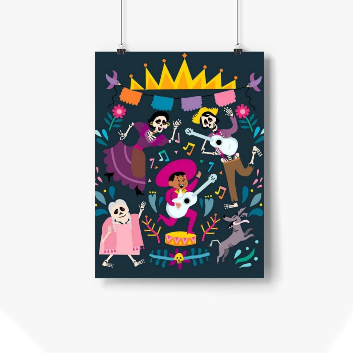 Coco Pixar Poster Comic Poster Room Aesthetic Canvas Wall Art Bedroom ...