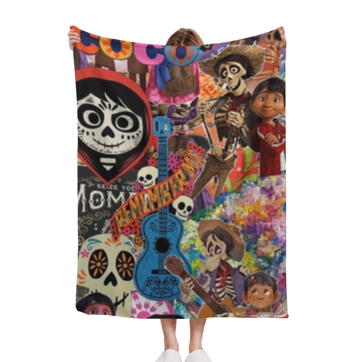 Coco Pixar Sherpa Blanket Soft Comfort Blanket Home Decoration Four ...
