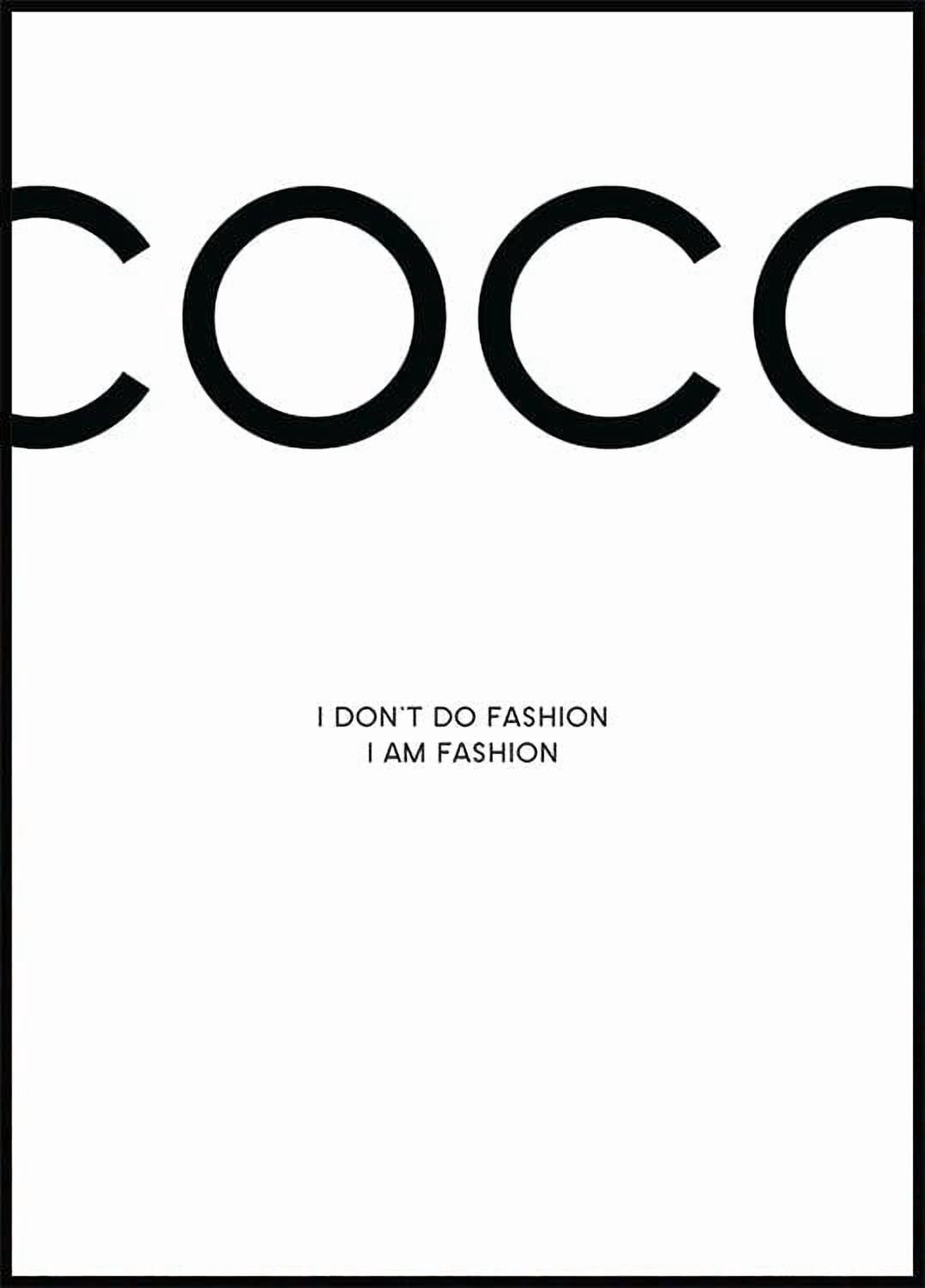 Coco Poster Wall Art Modern Wall Decor For Living Room Bedroom ...