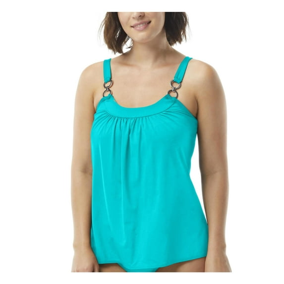 Coco Reef Womens Underwire Solid Tankini Swim Top - Walmart.com