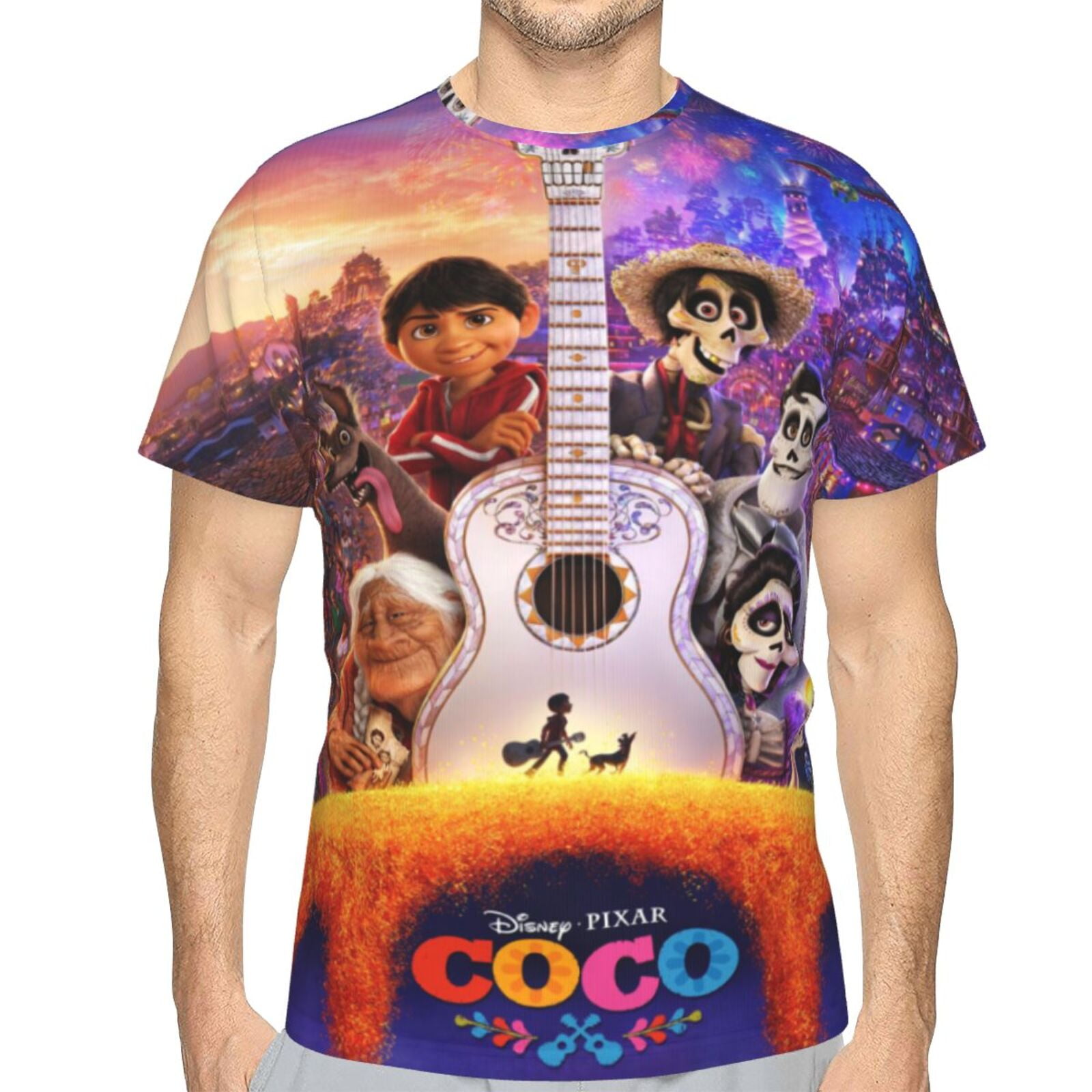 Coco Shirt 3d Printed T Shirt Crewneck Short Sleeve Top Tees For Mens ...