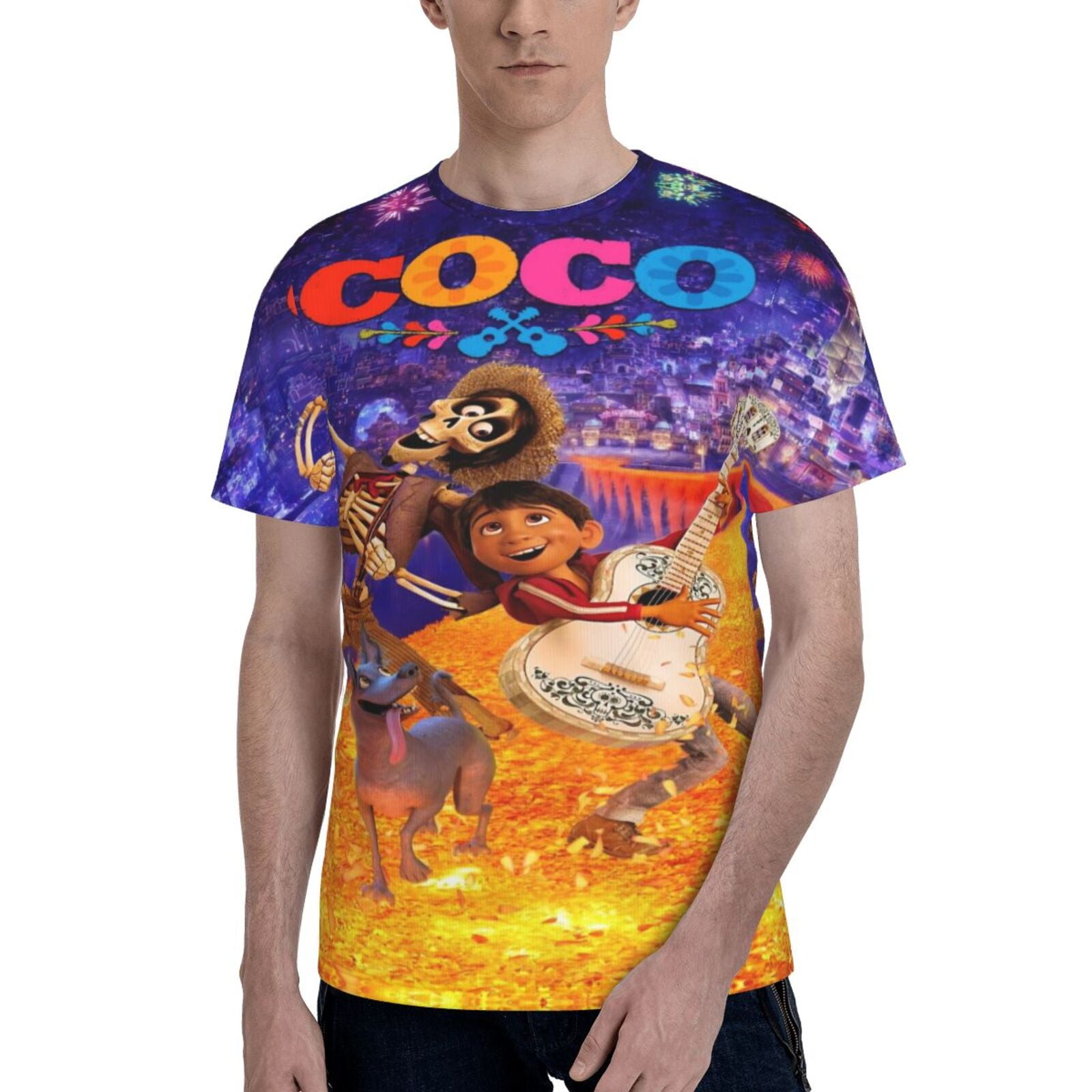 Coco T-Shirts 3d Printed Short Sleeve Tee Shirt For Men - Walmart.com
