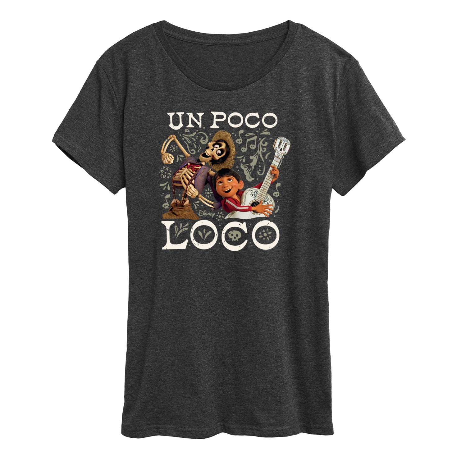Disney - Un Poco Loco - Women's Short Sleeve Graphic T-Shirt - Walmart.com