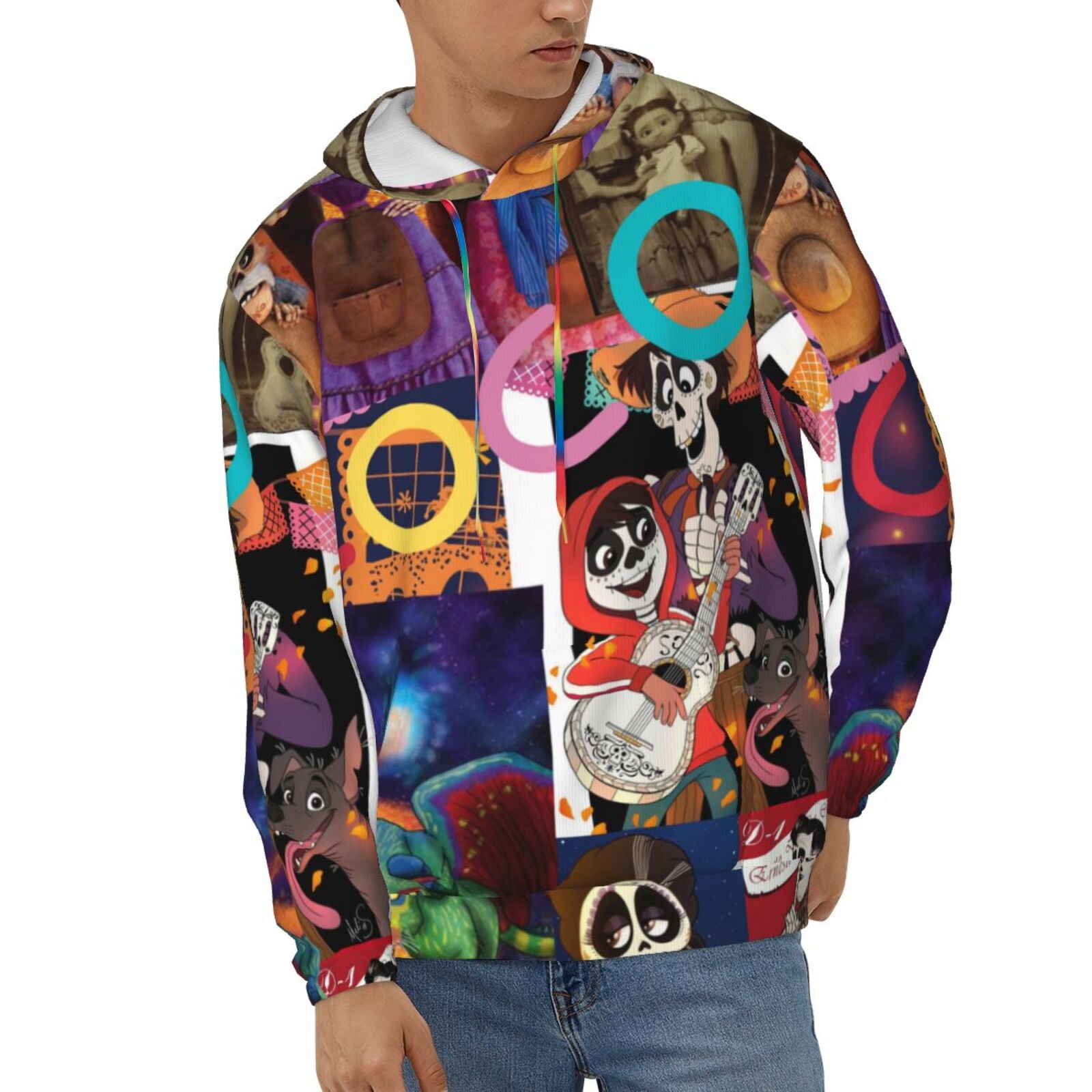 Coco Unisex Hoodies 3D Print Hooded Sweatshirt for Men Women, Long ...