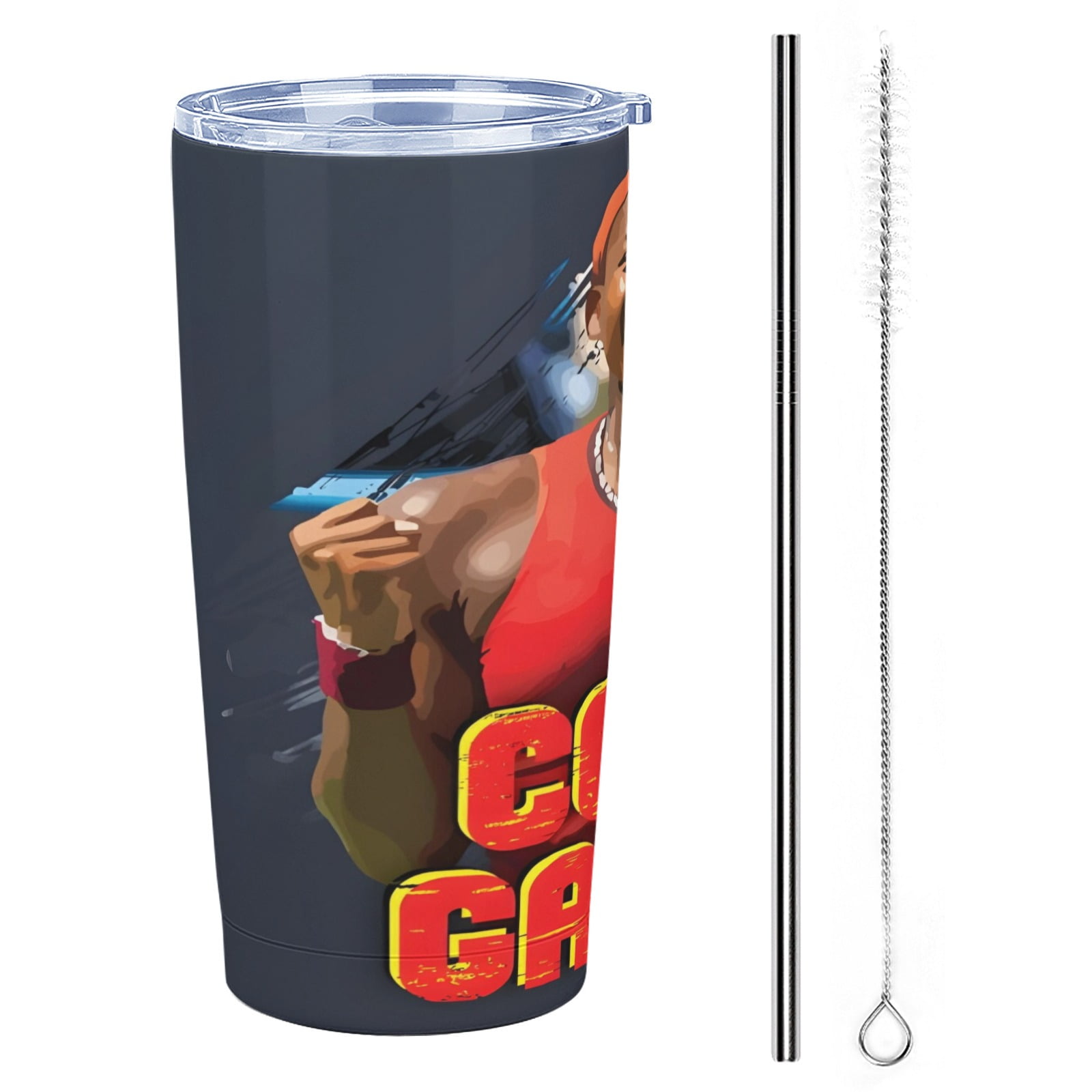 Coco and Gauff Personalised Travel Mug has an iconic print, is durable ...