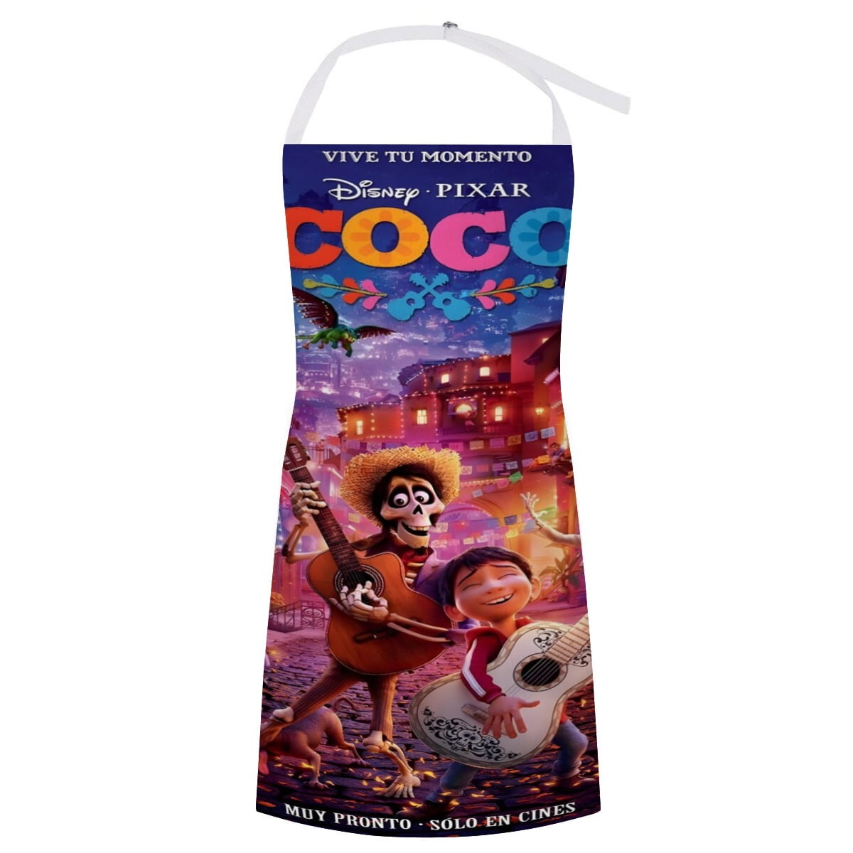 Coco apron has an iconic print, is durable and adjustable, with none pocket for convenience ...