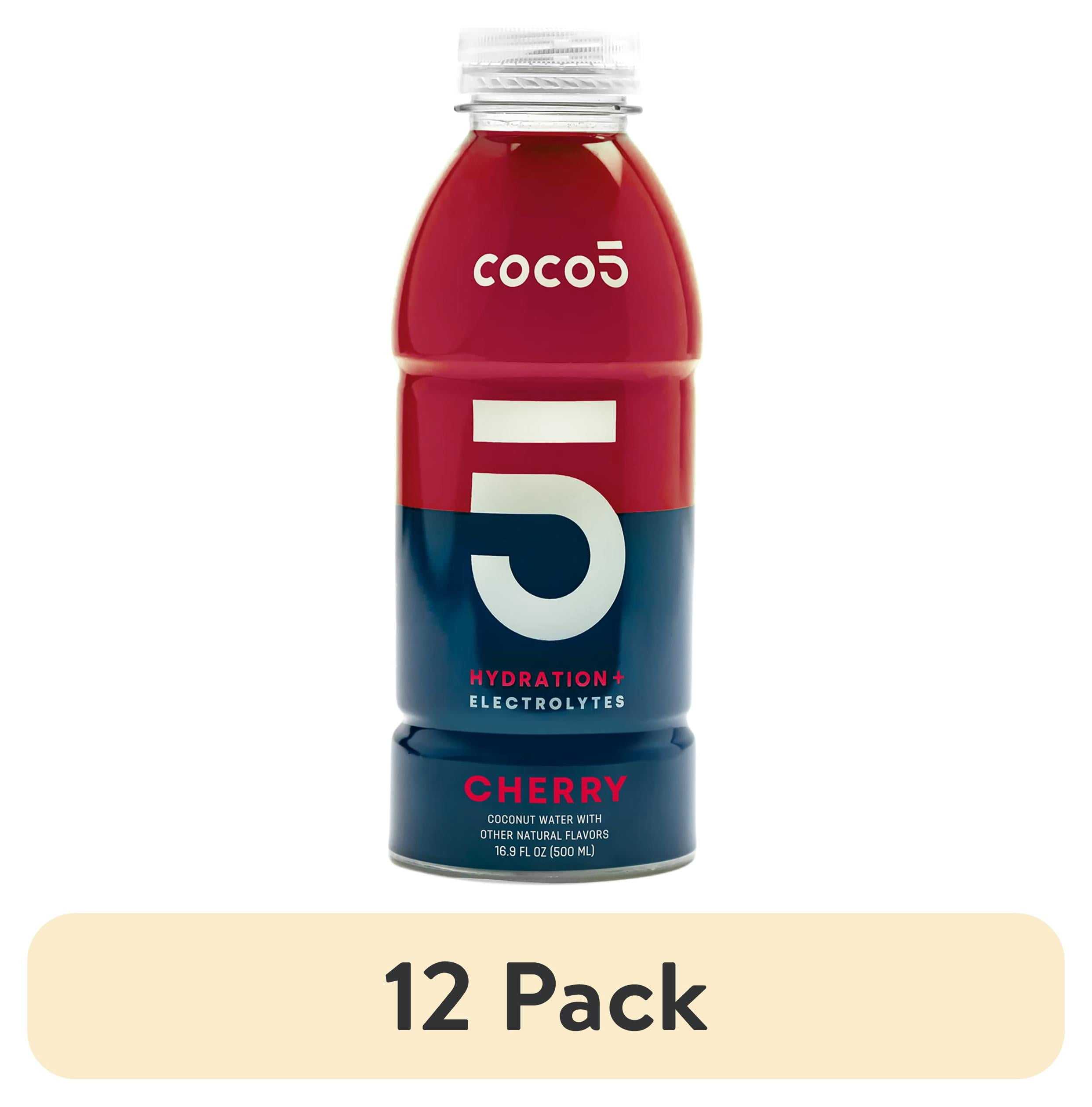 (12 pack) Coco5 Cherry Coconut water - Walmart.com