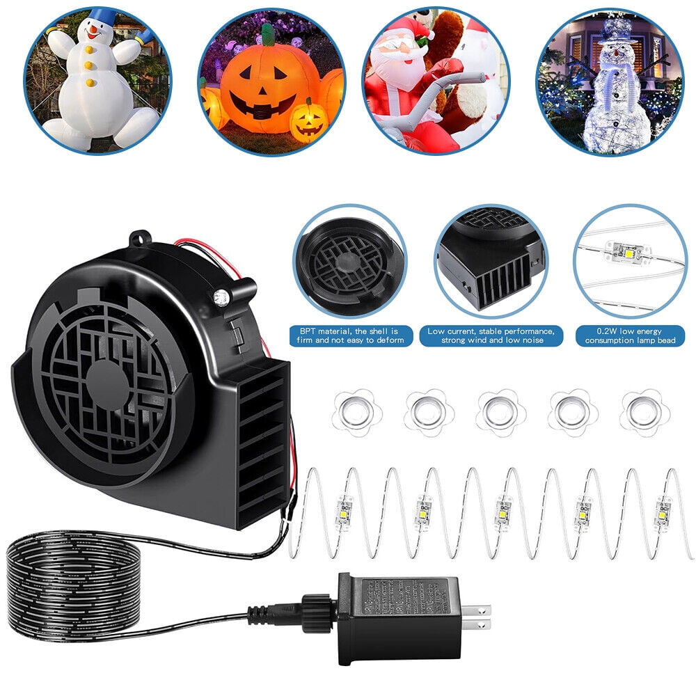 CocoBaby Inflatable Air Blower Replacement, 12V 1.2A Fan Blower Motor ...