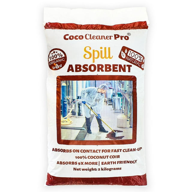 CocoCleanerPro Coconut Coir Oil Absorbent, Paint Hardener & Sweeping ...