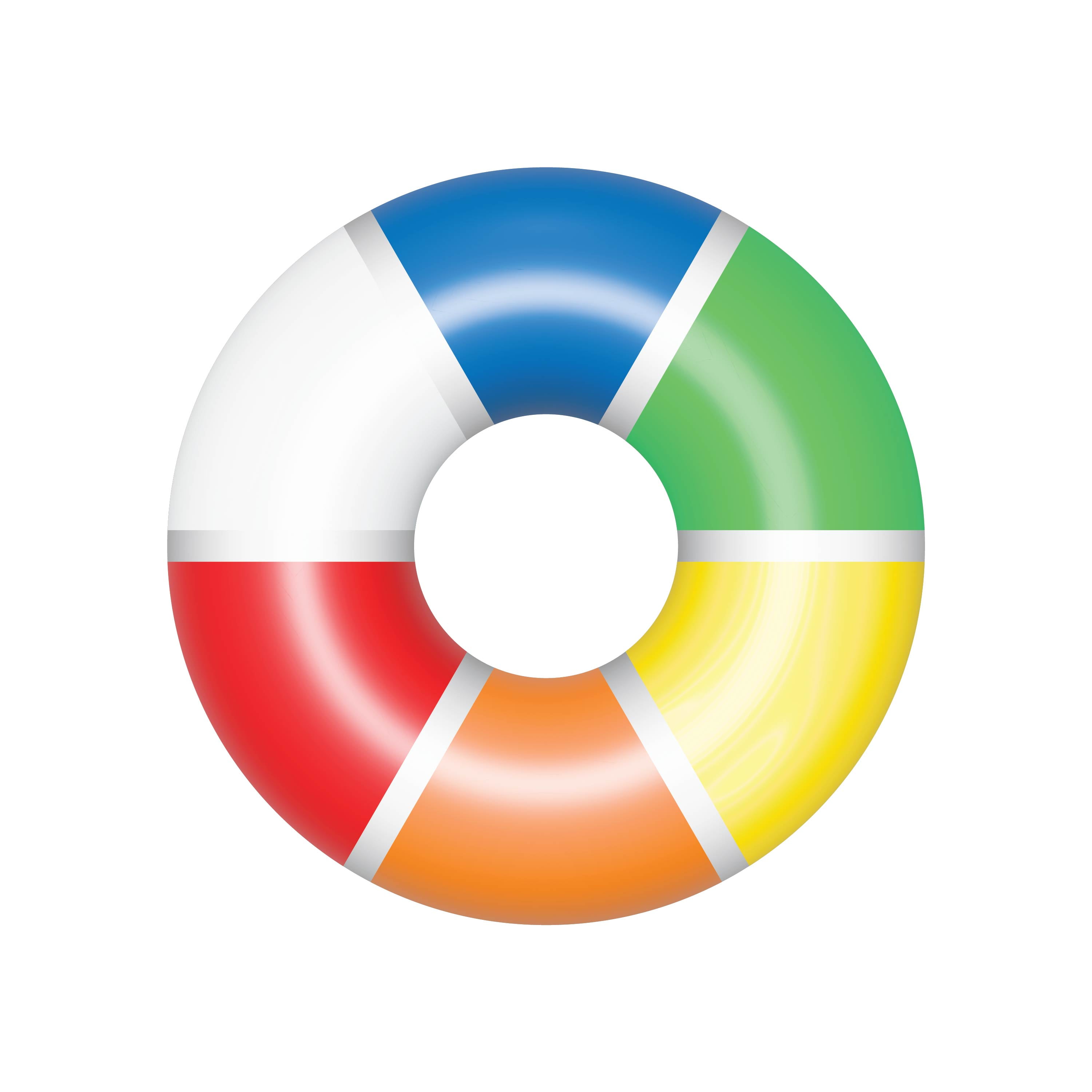 CocoNut Outdoor 48" Rainbow Ring Pool Float - Walmart.com