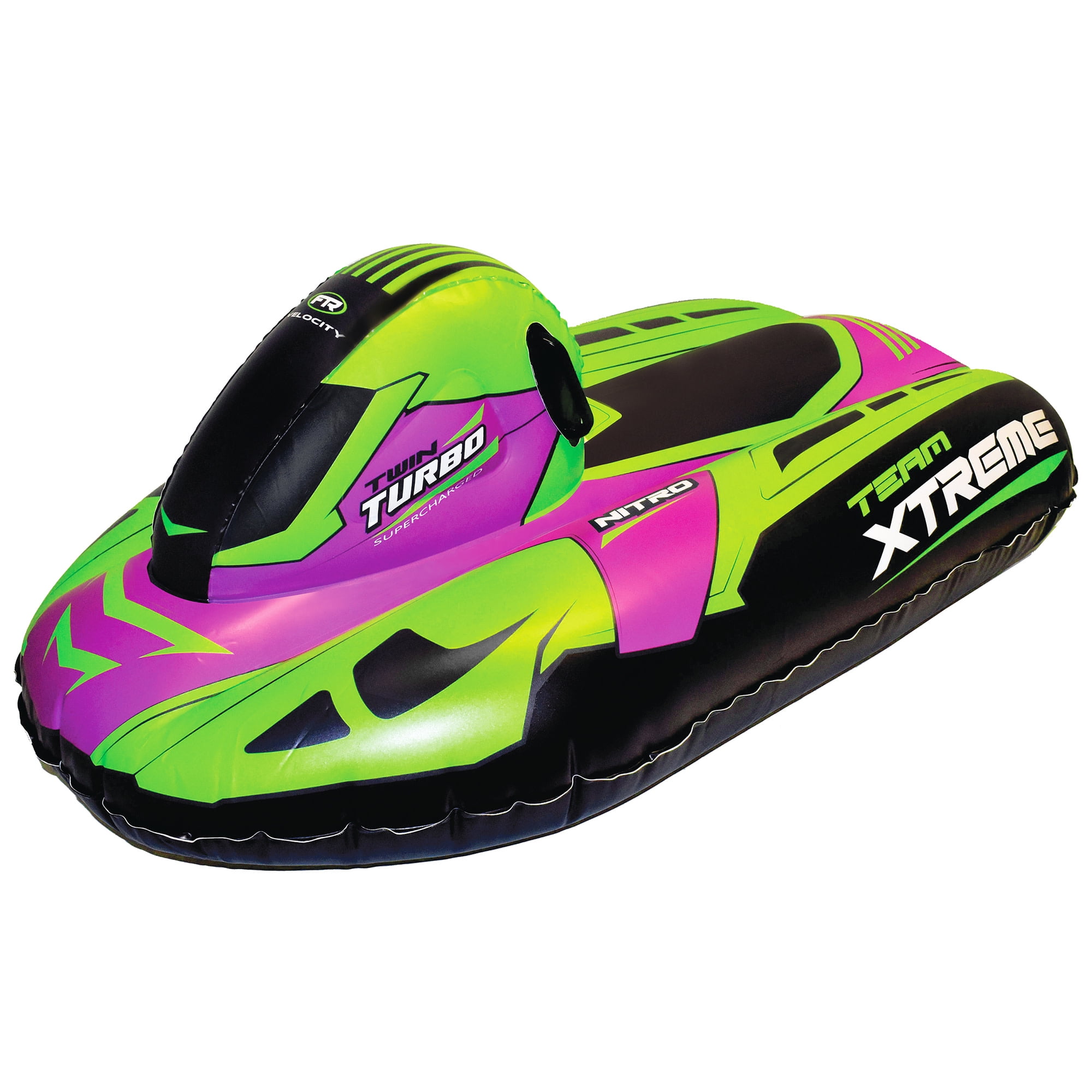 CocoNut Outdoor: Team Xtreme Racing Snowmobile Sled - Lime-Pink-Black ...