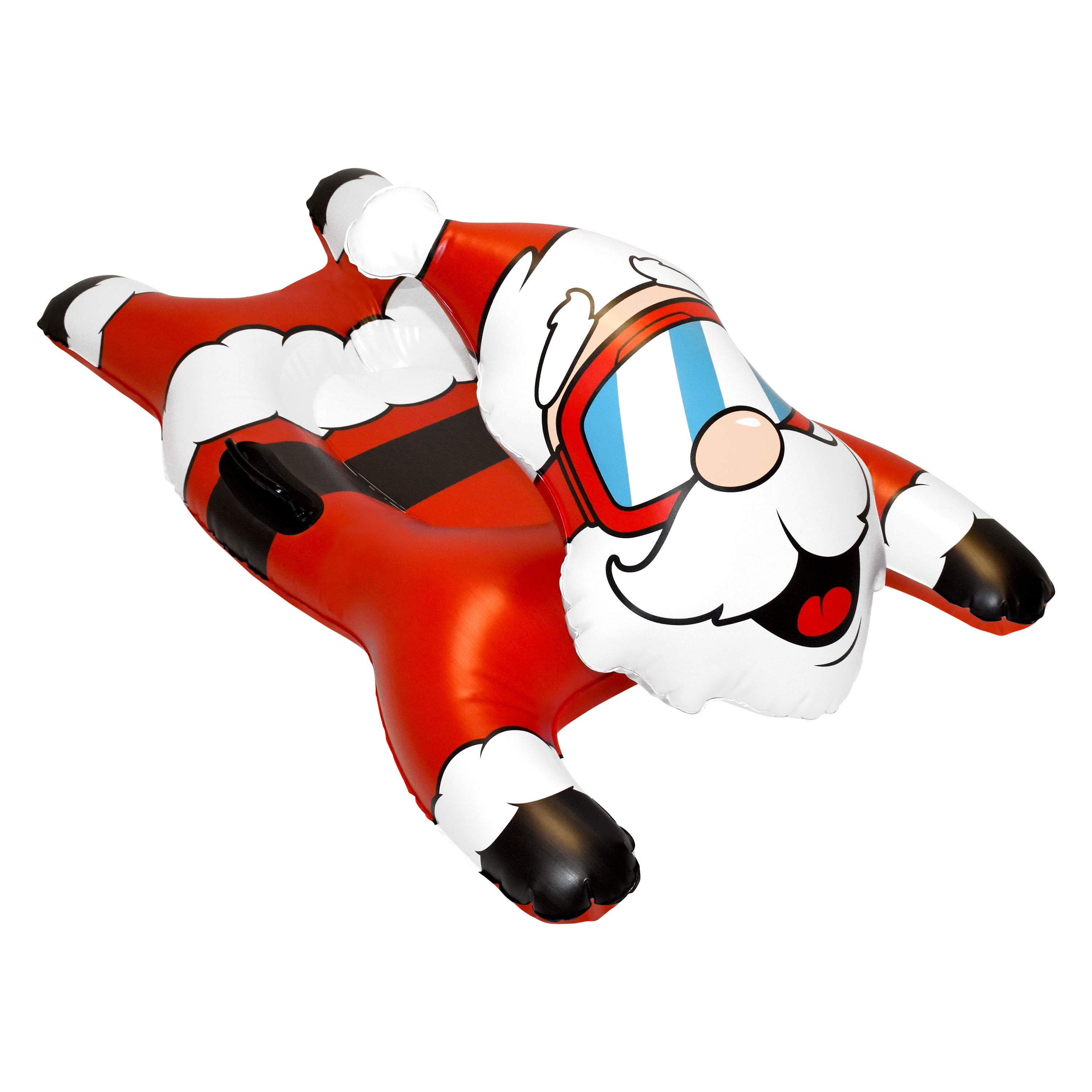 CocoNut Outdoor- 54” Santa Claus Racer Inflatable Snow Tube- Heavy Duty ...