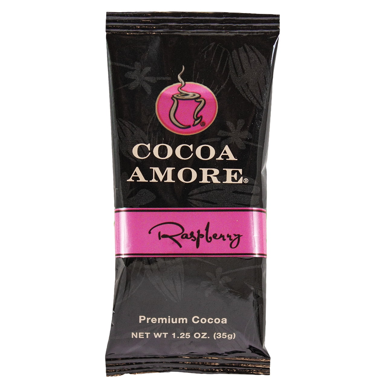Cocoa Amore Raspberry Gourmet Cocoa 50 Packets Single Serve 1.25 oz ...