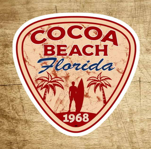 Cocoa Beach Florida Sticker Decal Sticker Surfing Surfer Surf Phone ...