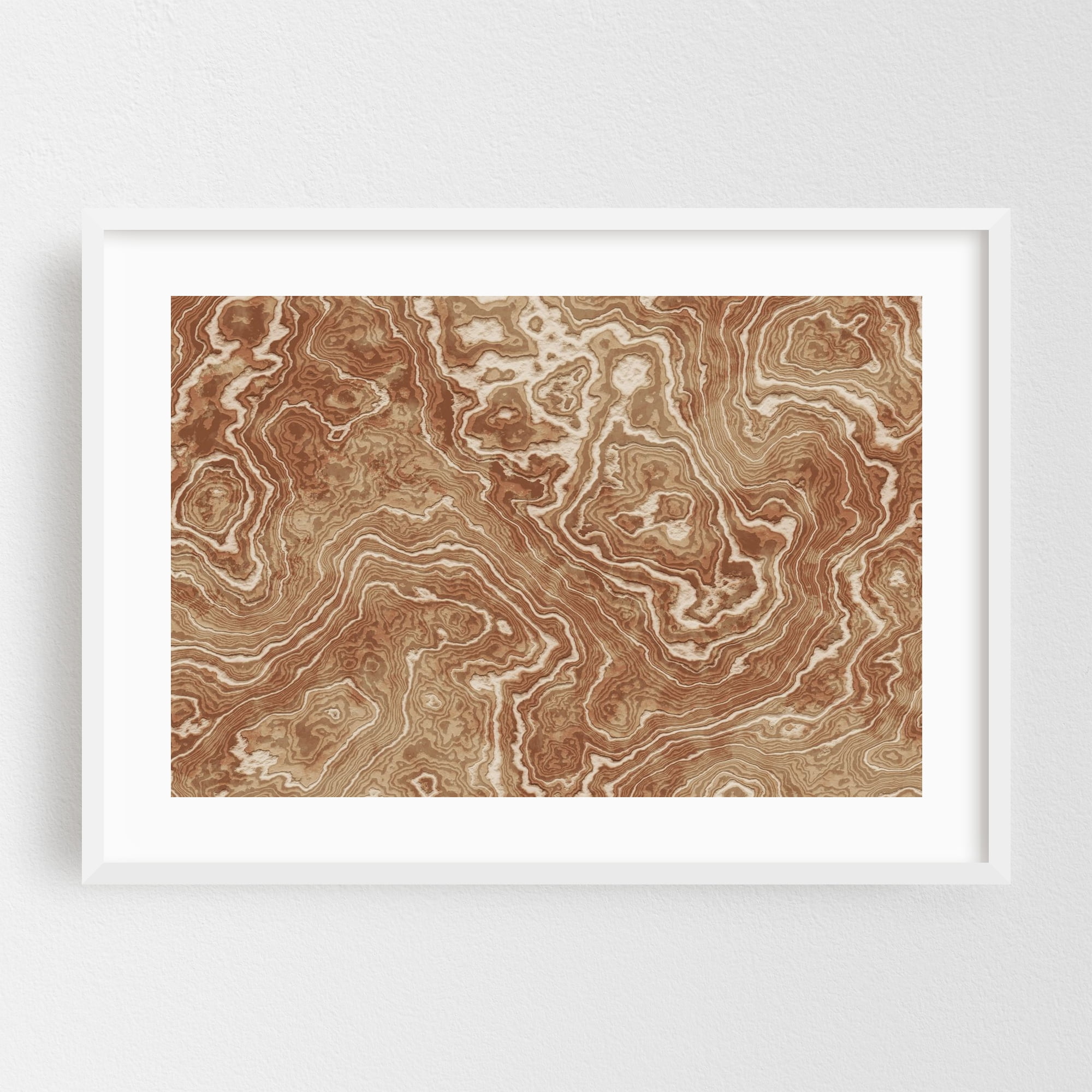 Cocoa Beige Marble Texture - Digital Art Abstract Pattern Geometric ...