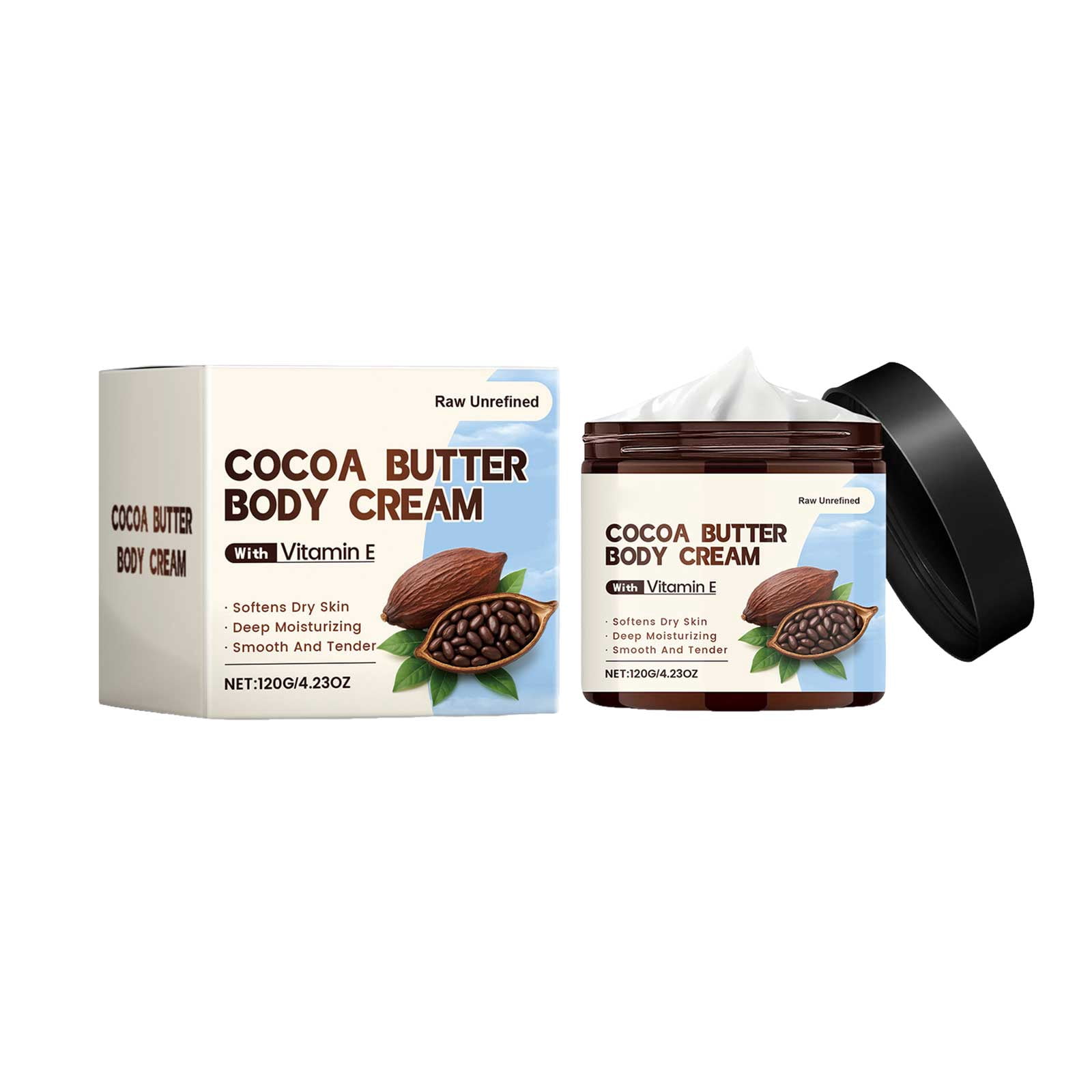 Cocoa Butter for Body, Ultra-Moisturizing Butter to Deeply Hydrate ...