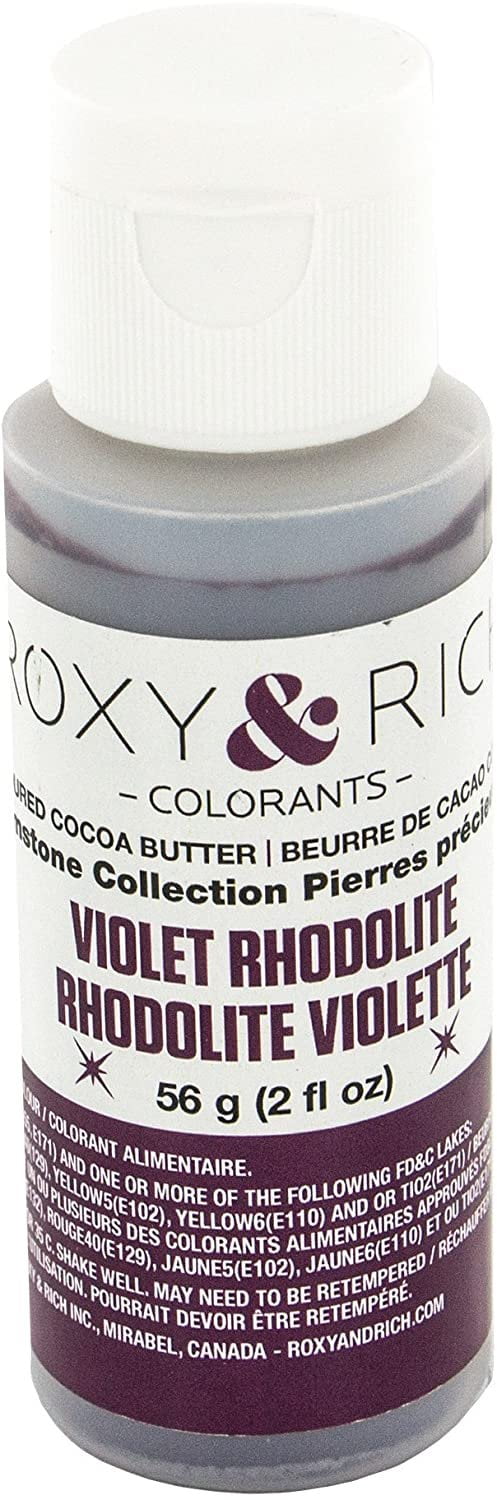 Cocoa Butter, Gemstone Rhodolite Violet 2 Ounces by Roxy & Rich ...