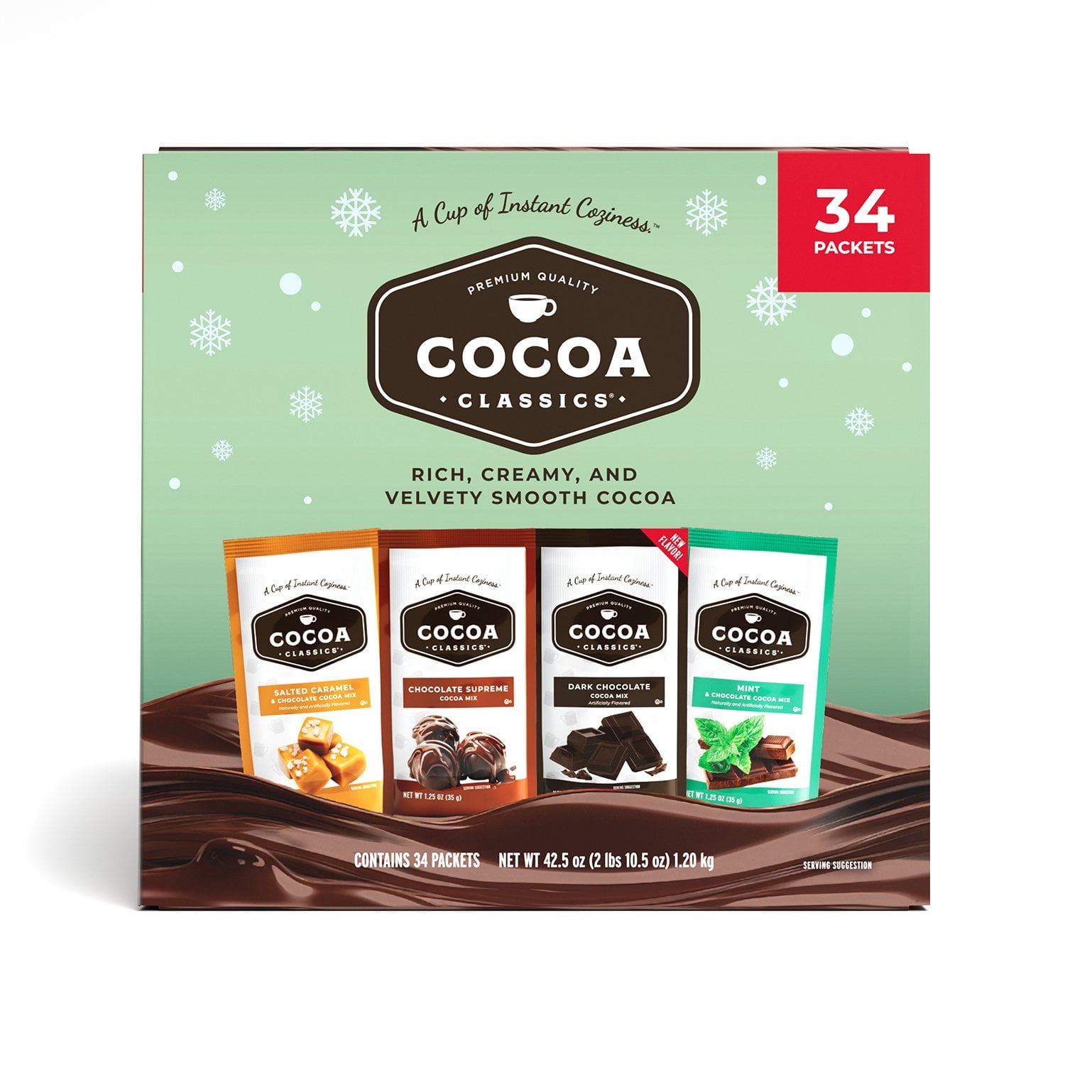 Cocoa Classics Hot Cocoa Mix, Variety Pack, 34 pk. - Walmart.com