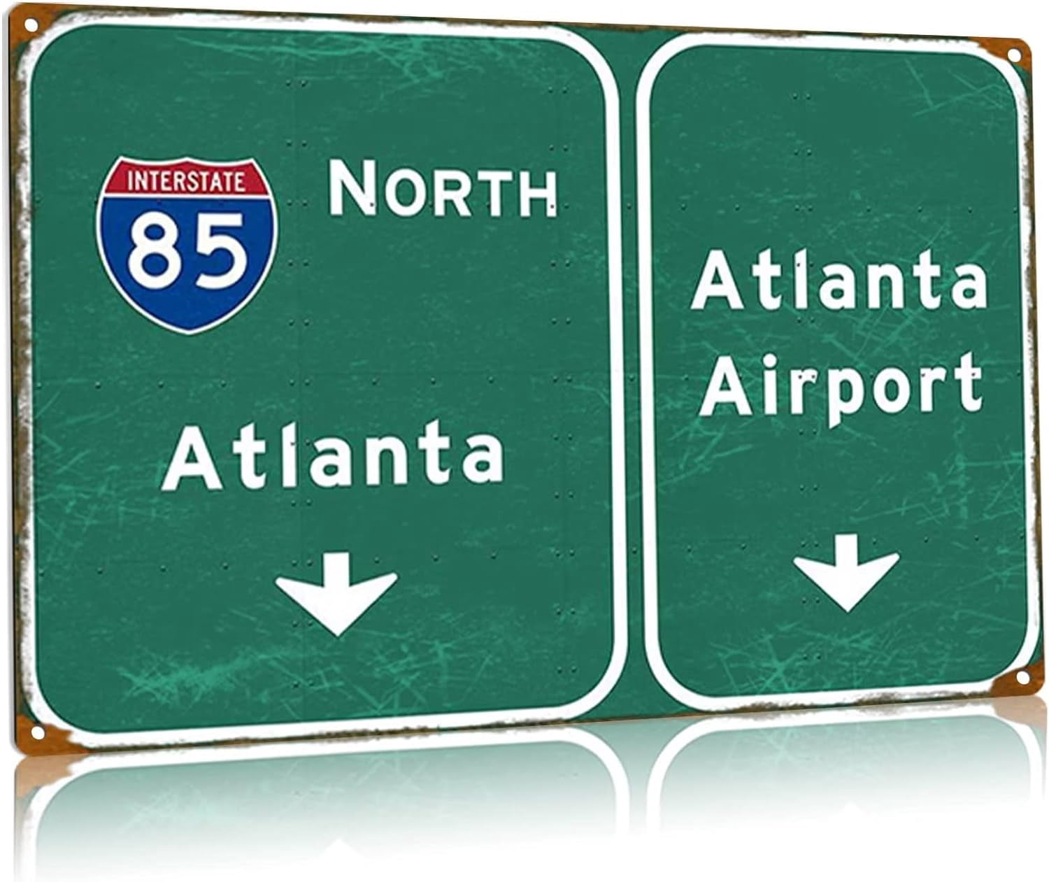 Cocoa Exit Only Metal Tin Signs Interstate 95 Vintage Metal Poster ...