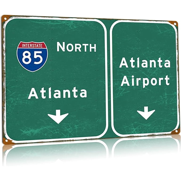 exit only interstate sign