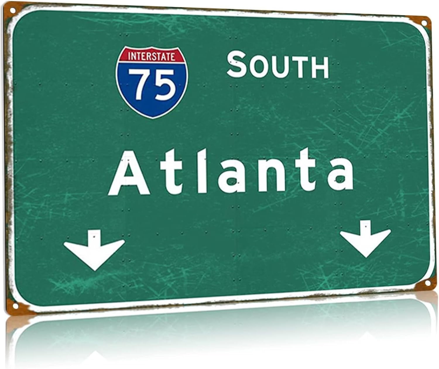 Cocoa Exit Only Metal Tin Signs Interstate 95 Vintage Metal Poster ...