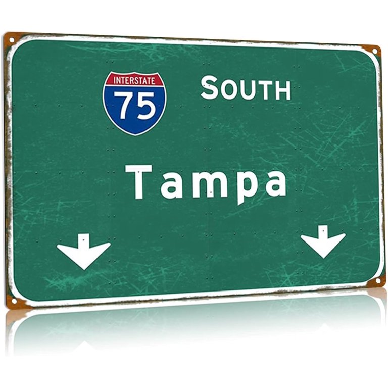 exit only interstate sign