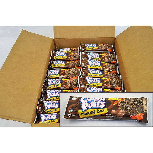 Cocoa Puffs Cereal Bar, 1.42 oz - Pack of 96 - Walmart.com