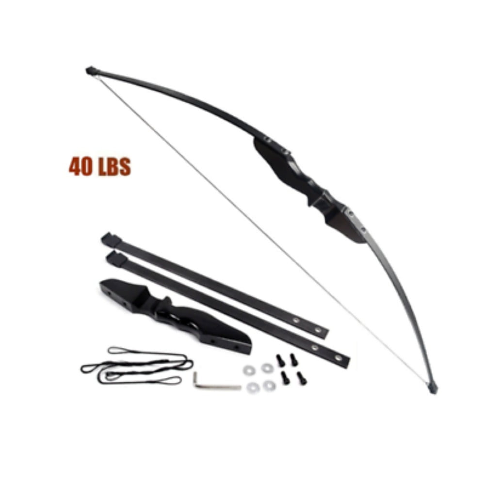 Cocobaby 30/40lbs Archery Recurve Bow Takedown Longbow Training ...
