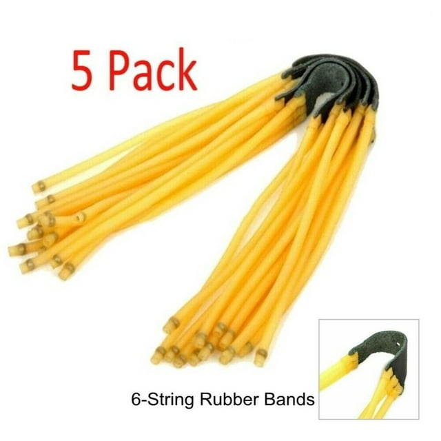 Cocobaby 5X Six Strips Rubber Slingshot Replacement Bands for Catapult ...