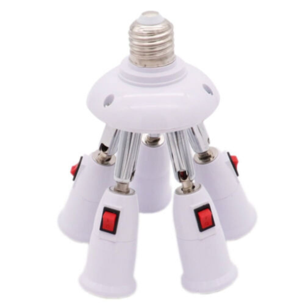Cocobaby E26/E27 Light Bulb Socket Splitter Adjustable Bulbs Socket ...
