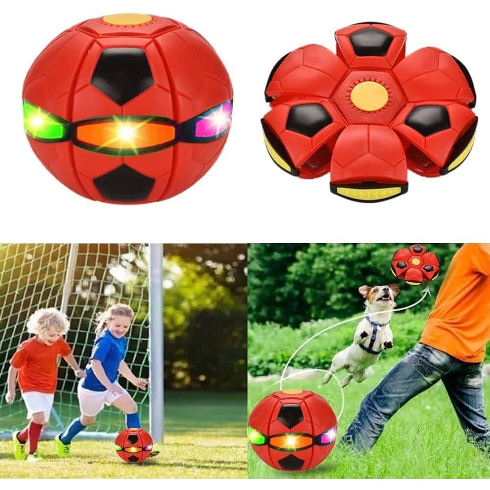 Cocobaby Magic Soccer Ball Pet Toy Bouncy Flying Saucer Ball for Dogs ...