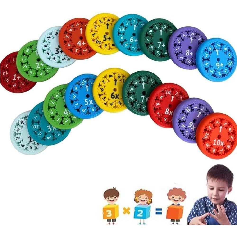 Cocobaby Math Fidget Spinners Addition Subtraction Multiplication and ...