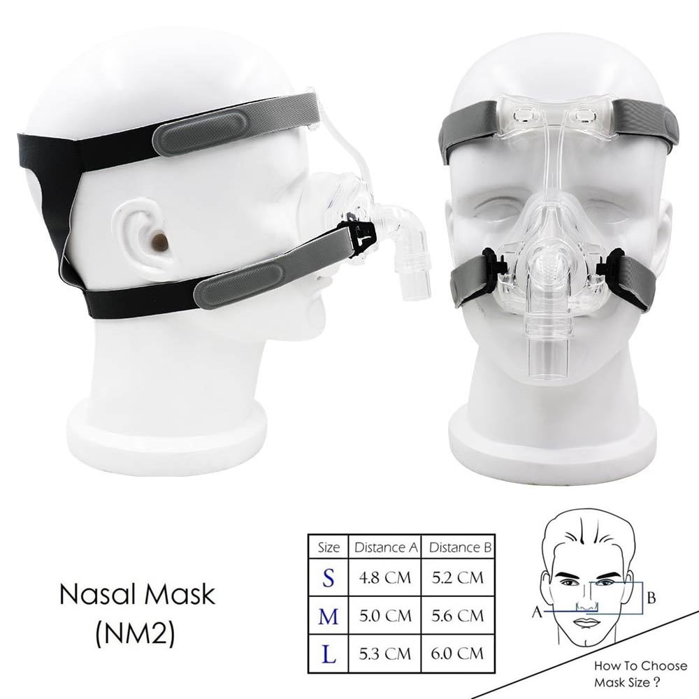 Cocobaby NM2 Nasal Mask For CPAP Masks Interface Sleep Snore Strap With ...