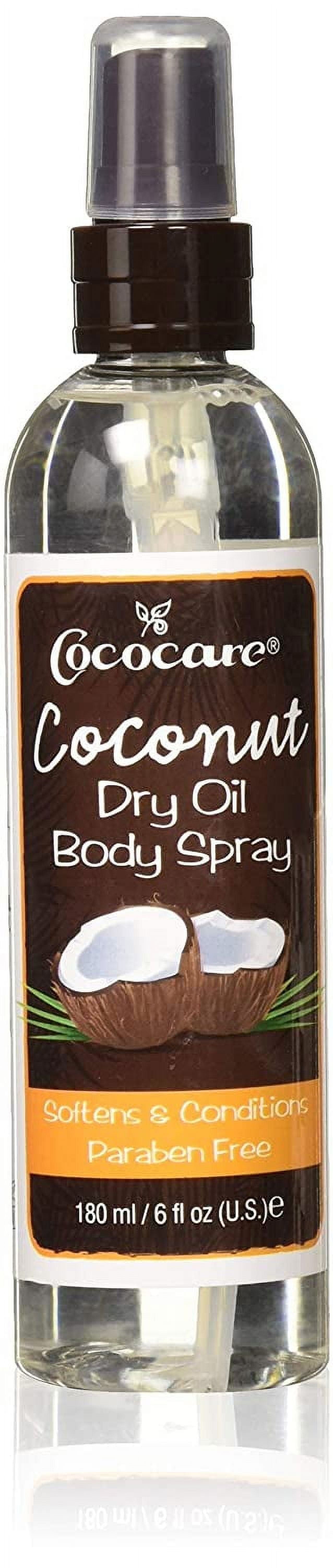 Cococare, Coconut Dry Oil Body Spray, 6 fl oz Pack of 4 - Walmart.com