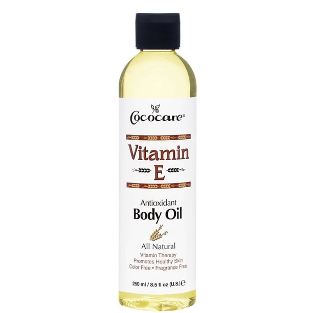 Cococare, Vitamin E, Body Oil, 8.5 fl oz(pack of 6) - Walmart Business ...
