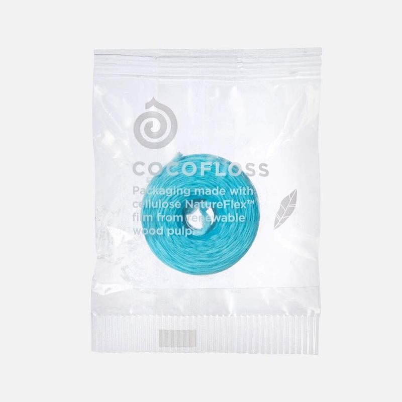 Cocofloss Woven Dental Floss with Coconut Oil, Delicious Mint, Dentist ...