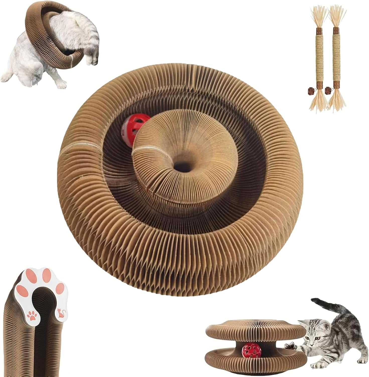 Cocogato Cat Toy, Cocogato Rascador Flexible, 2026 New Magic Organ Cat ...