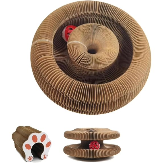 Cocogato Cat Toy, Cocogato Rascador Flexible, Foldable Cats Scratch ...