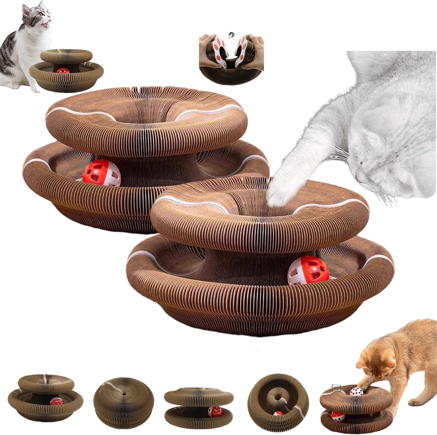 Cocogato Rascador Flexible, Coco Gato Magic Organ Cat Scratcher with ...