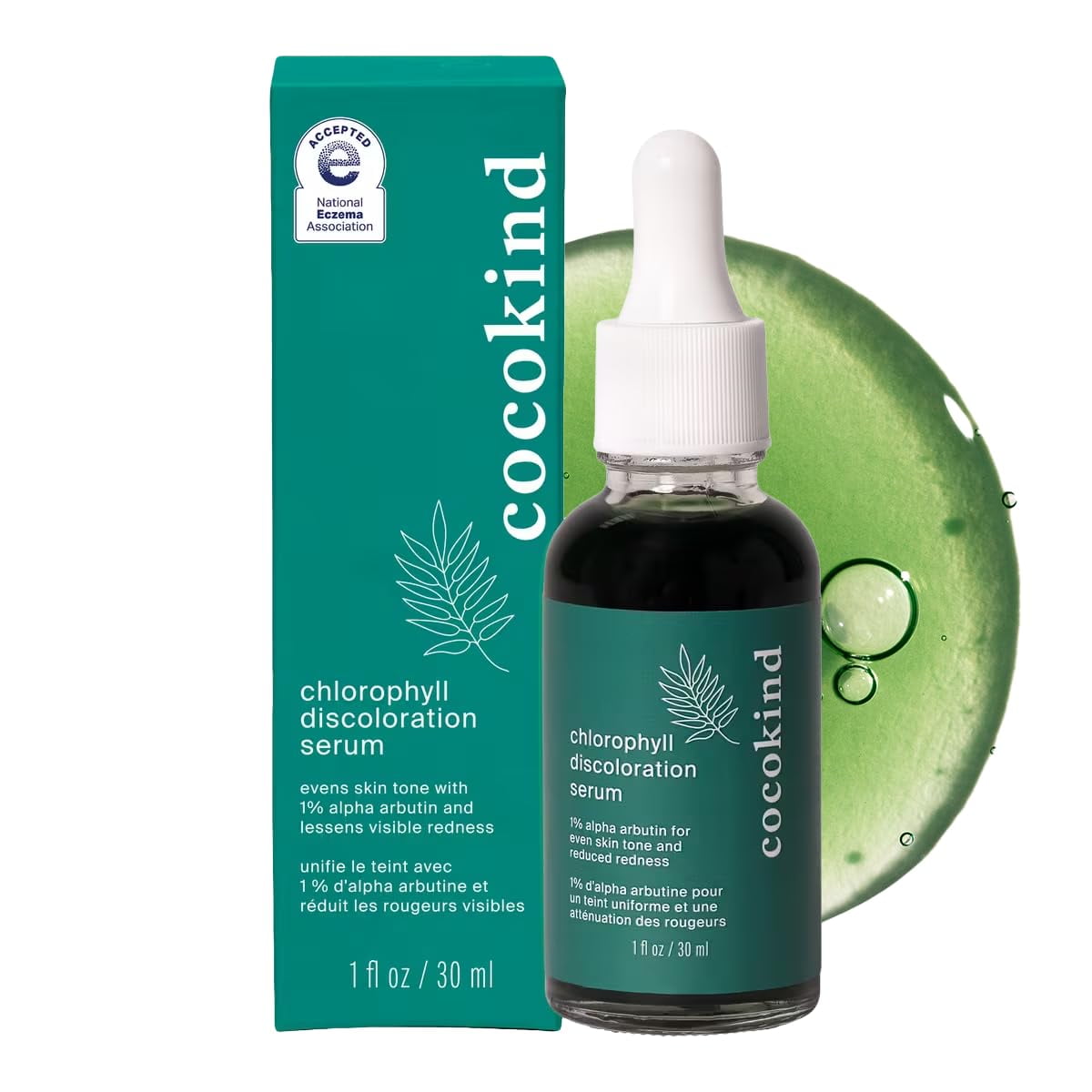 Cocokind Chlorophyll Discoloration Serum, Sensitive Skin Friendly Spot ...