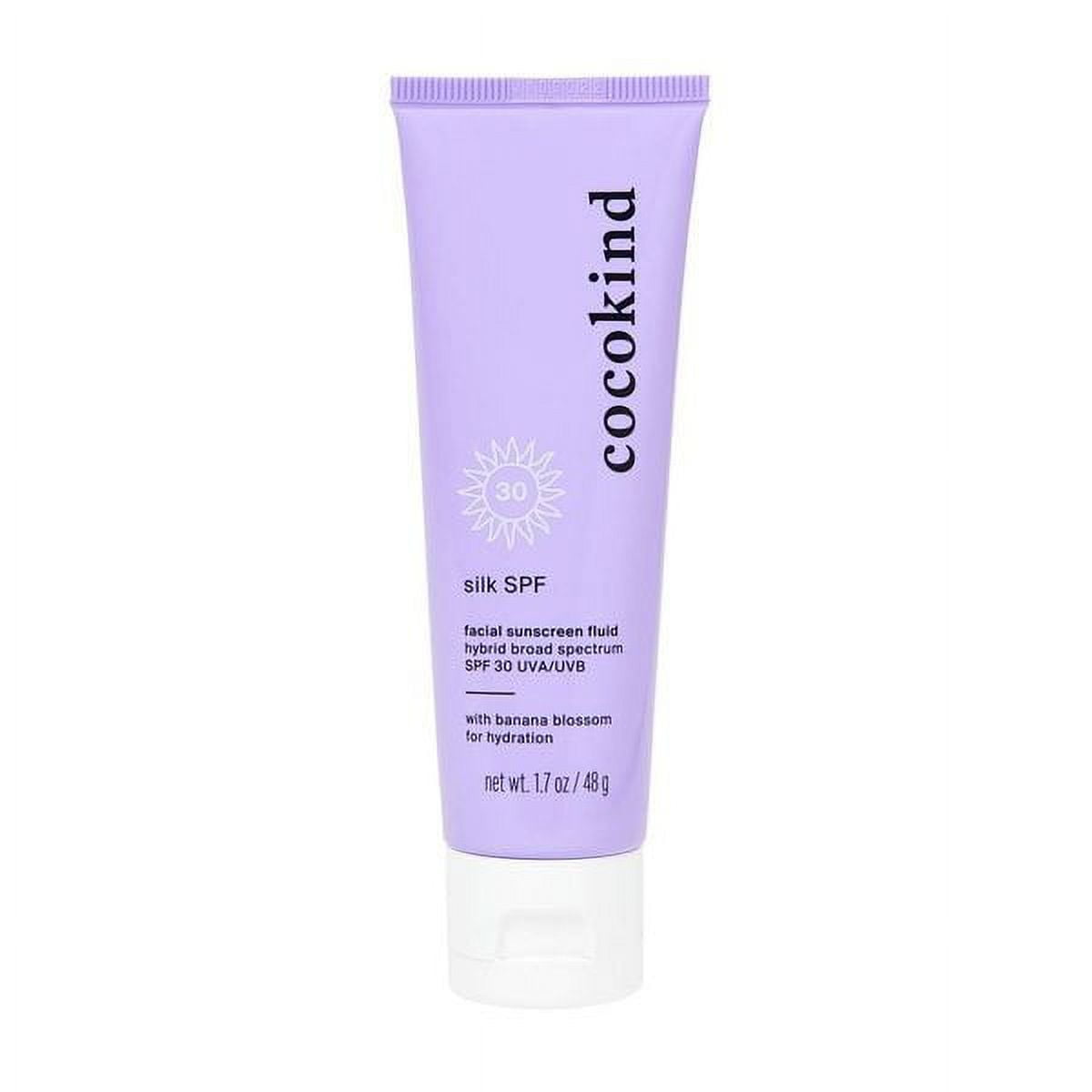 Cocokind Silk SPF Mineral and Chemical Sunscreen for Face SPF 30 Walmart