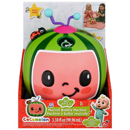 Cocomelon Musical Bubble Machine, 3.38 Ounce, No spill - Walmart.com