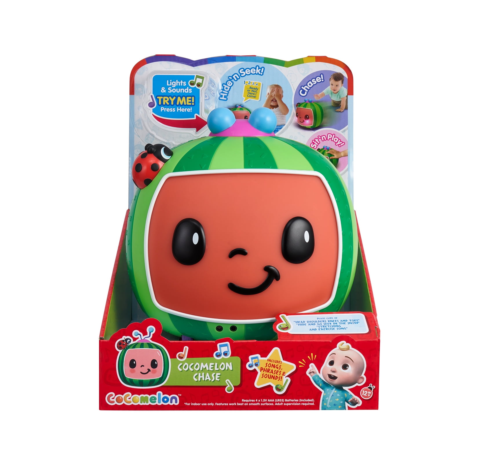 CoComelon Chase Toy, Sensory Play Modes, Interactive Fun, JJ Songs and ...