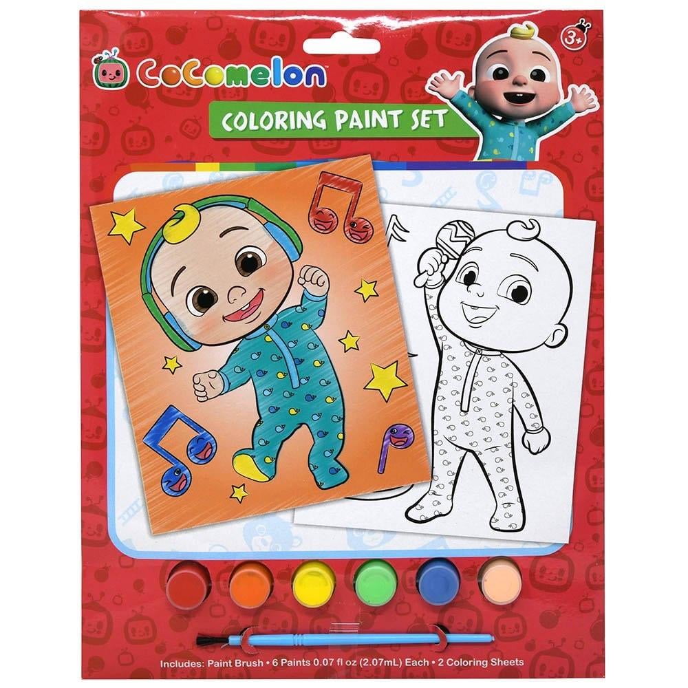 Cocomelon Coloriing Paint Set - Walmart.com
