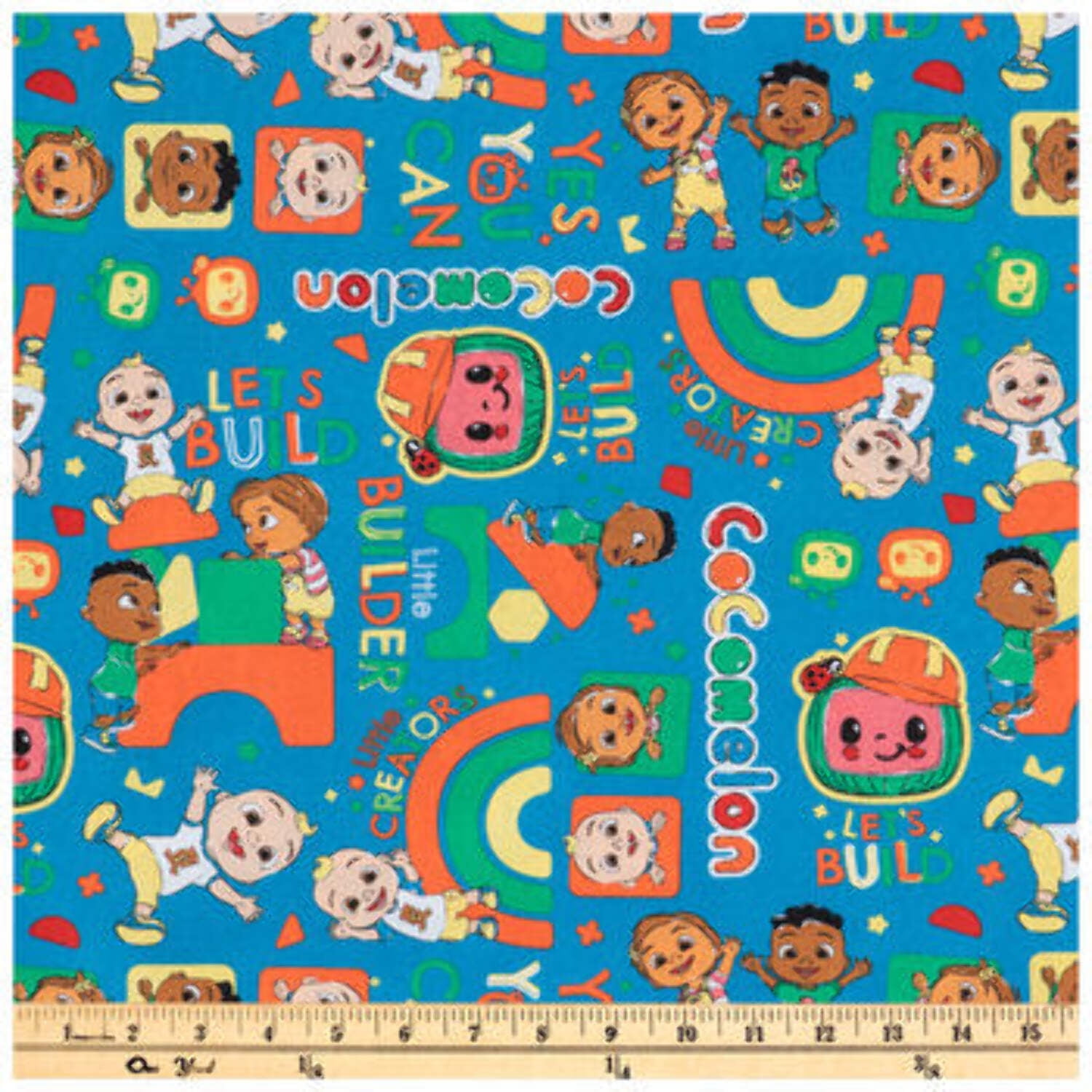 Cocomelon Cotton Calico Fabric - Walmart.com