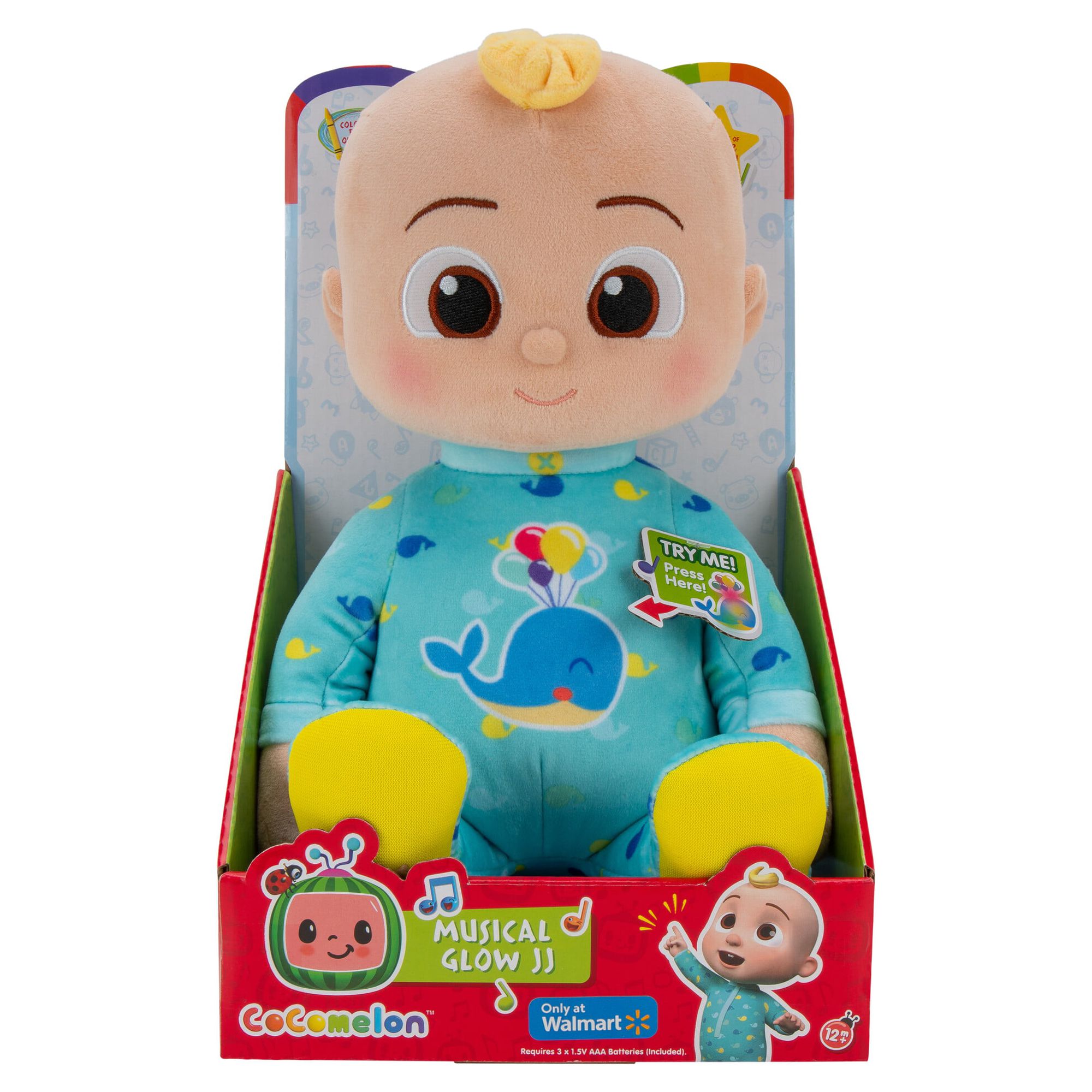 CoComelon Little Plush, JJ Doll in Monkey Onesie - Walmart.com