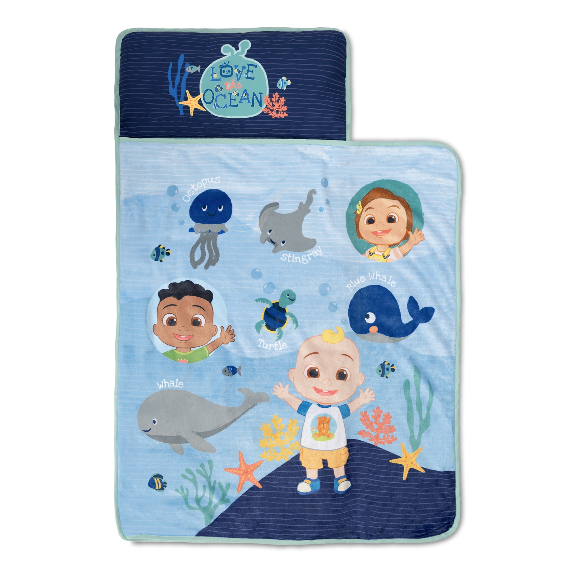 Cocomelon "Love the Ocean" Toddler Nap Mat - Walmart.com