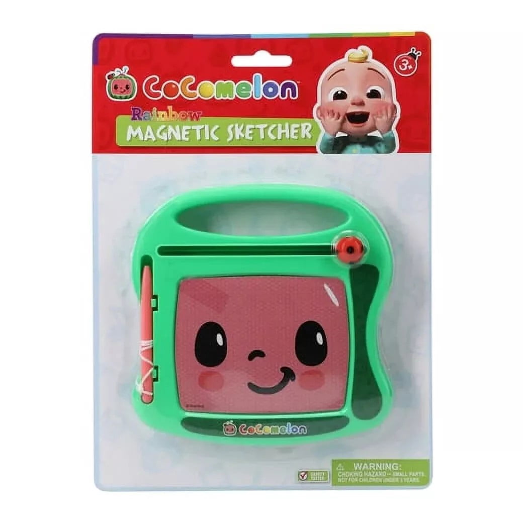 Cocomelon Rainbow Magnetic Sketcher - Preschool Drawing Pad - Walmart ...